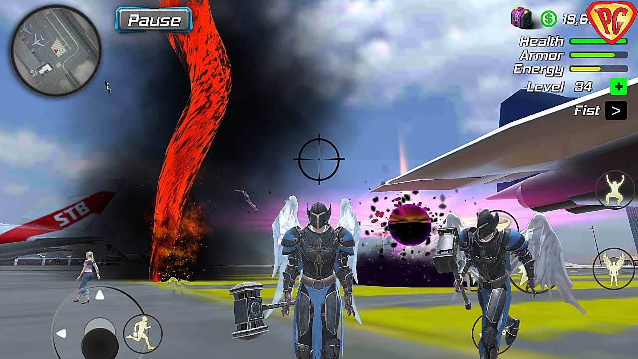 Crime Angel Superhero - Vegas Air Strike #75 Blackhole - GamePlay - YouTube