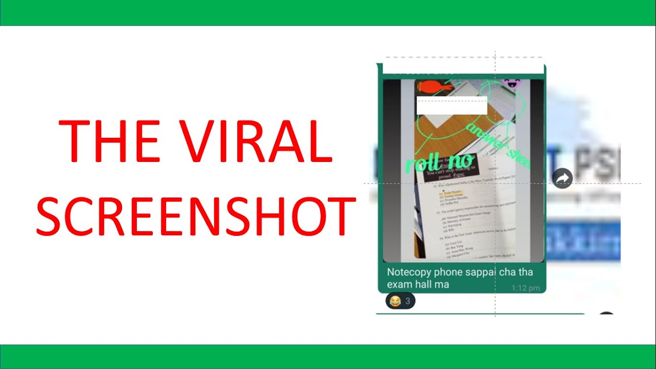 What is the reality behind Viral Screenshot ? - YouTube