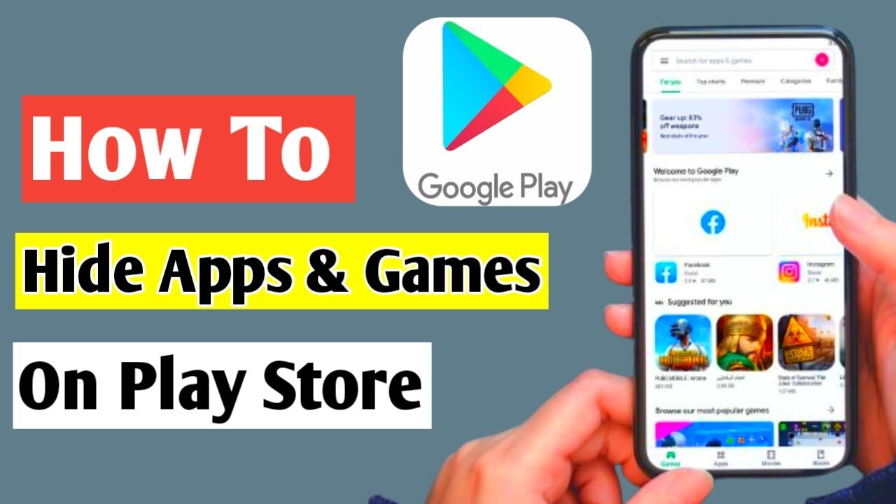 How To Hide Apps and Games on Google Play store - YouTube
