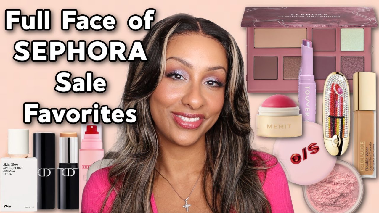Glam Sephora Sale Makeup Look 🩷 Full Face Using My Sale Favorites 2025 ...