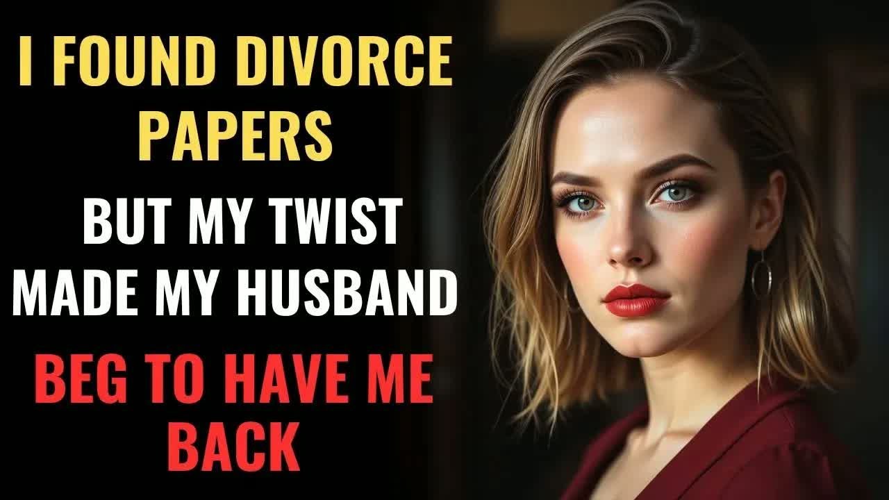 I FOUND DIVORCE PAPERS, BUT MY TWIST MADE MY HUSBAND BEG TO HAVE ME BACK - YouTube