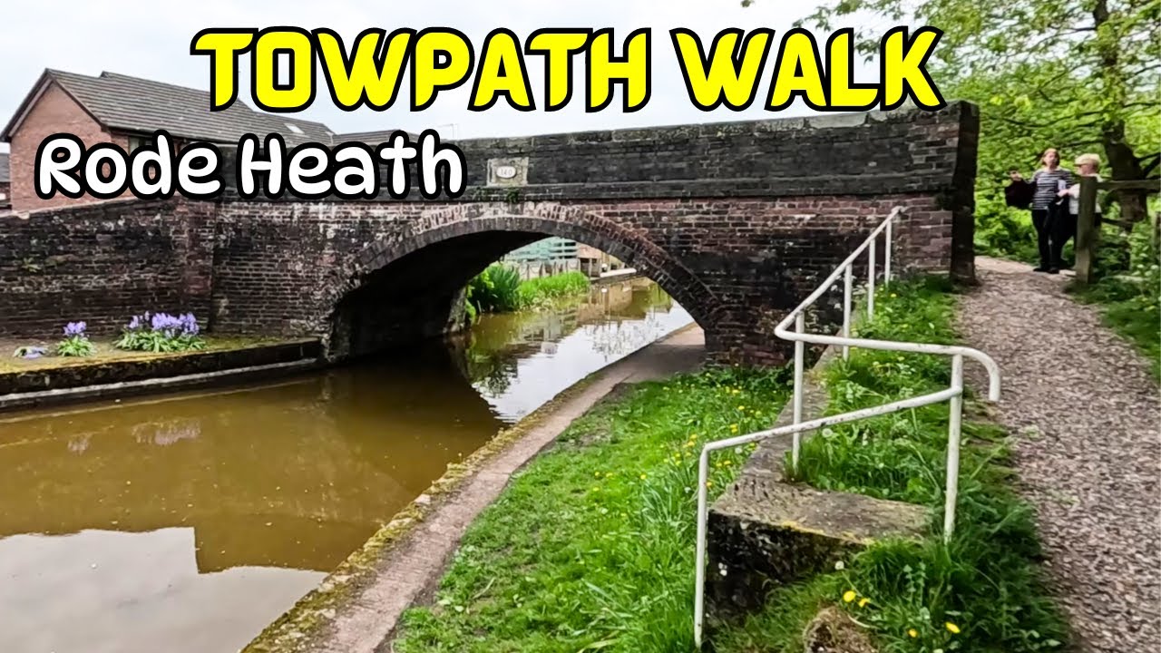 Towpath Walk - Rode Heath - YouTube