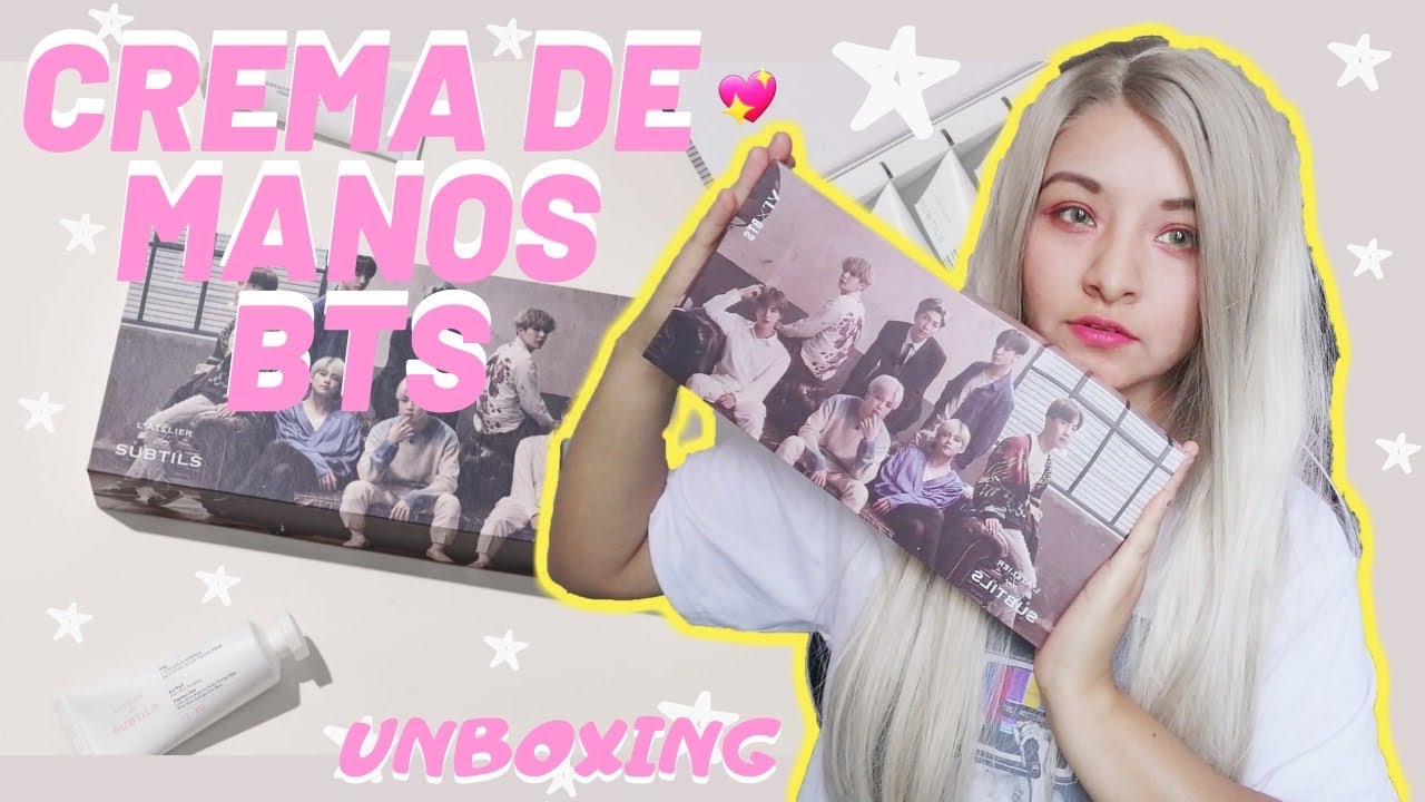 VTXBTS L'ATELIER les enseño el unboxing de crema de manos BTS ( HAND ...