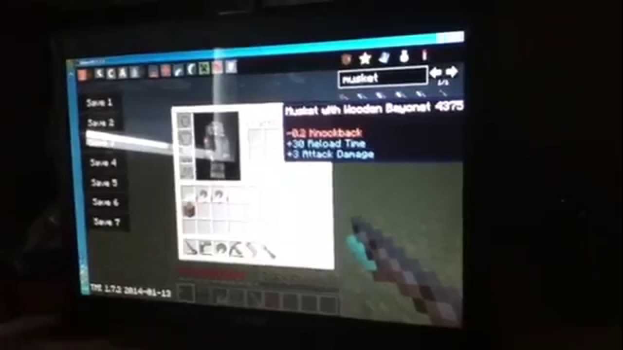 Minecraft Better Weapons mod 1.7.2 - YouTube