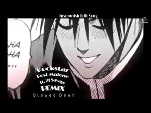 Rockstar - Ilkay Sencan & Dynoro Remix (SLOWED DOWN)  (Insomnish Edit Song)