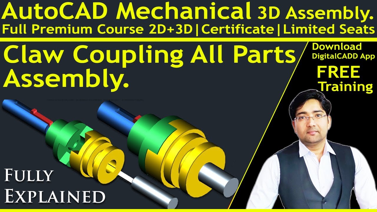 Auto CAD Mechanical | Auto CAD 3D | [ Complete ] AutoCAD Mechanical ...