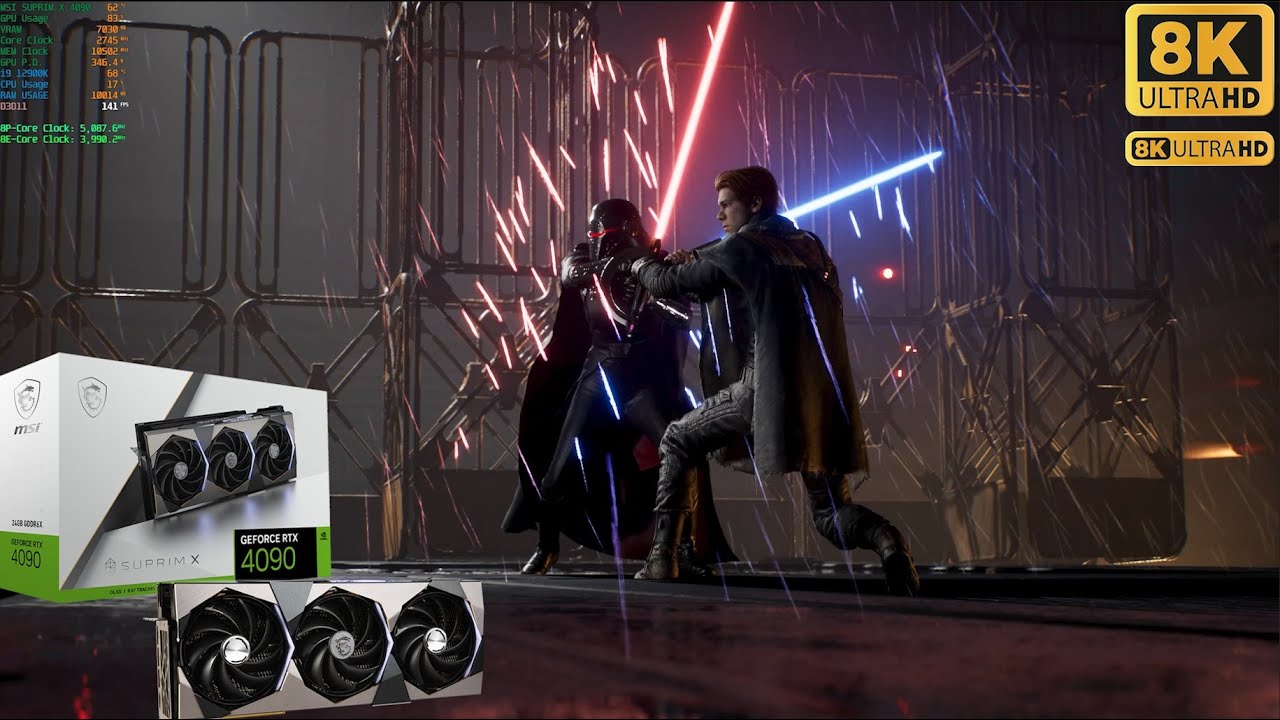 MSI SUPRIM X 4090 | Star Wars Jedi: Fallen Order | 8K Epic Settings ...
