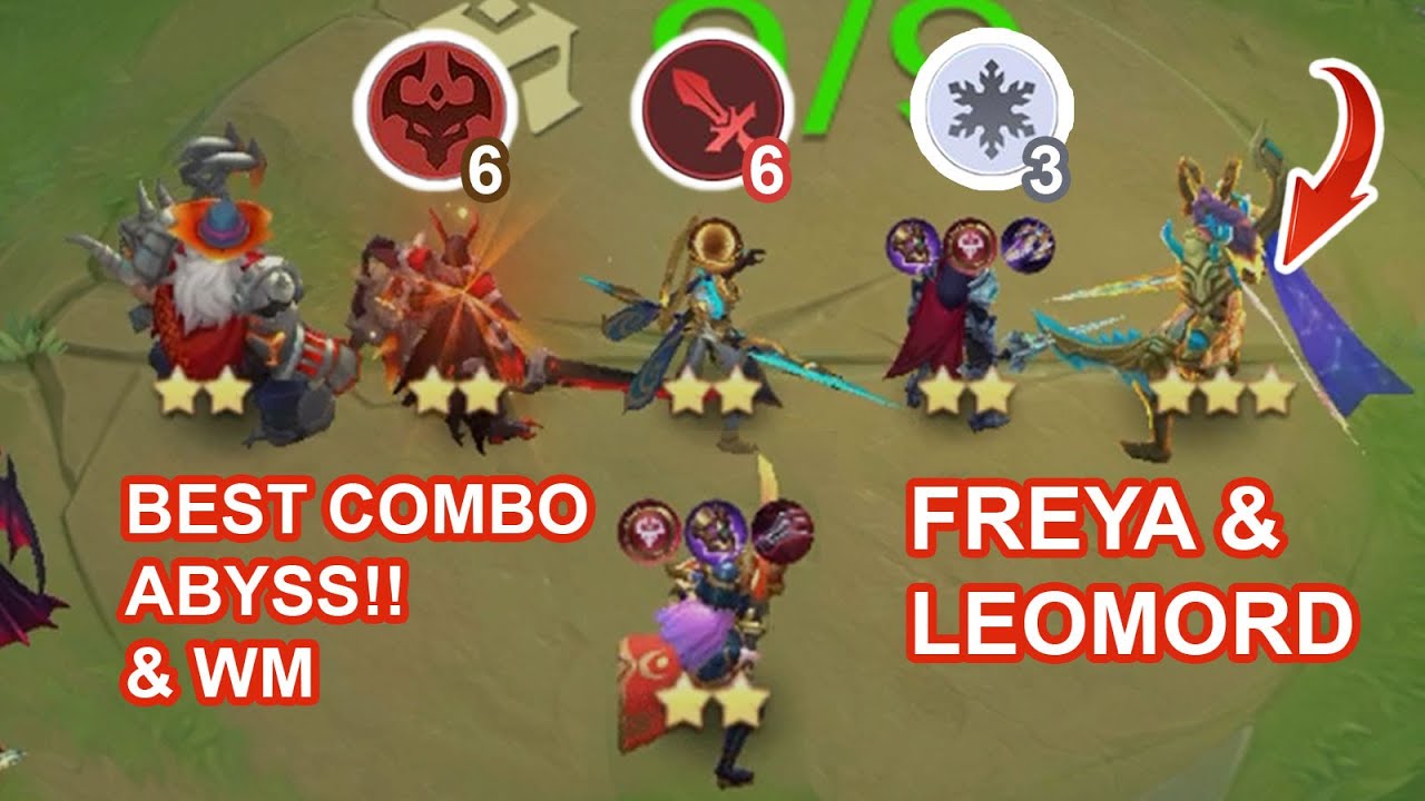FREYA & LEOMORD ABYSS, Best Combo | Weapon Master + Abyss + Northen ...