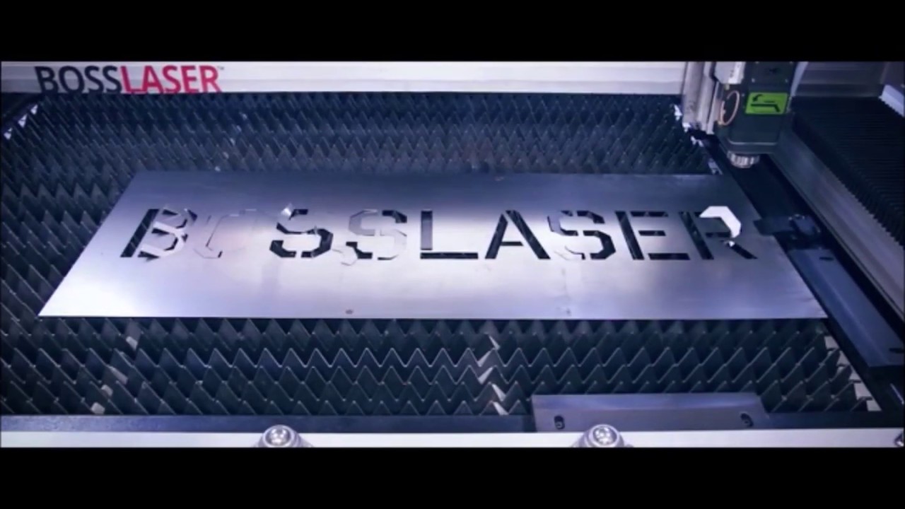 Engraver's Choice: Boss Laser FC Accu-Cut Fiber Laser - YouTube