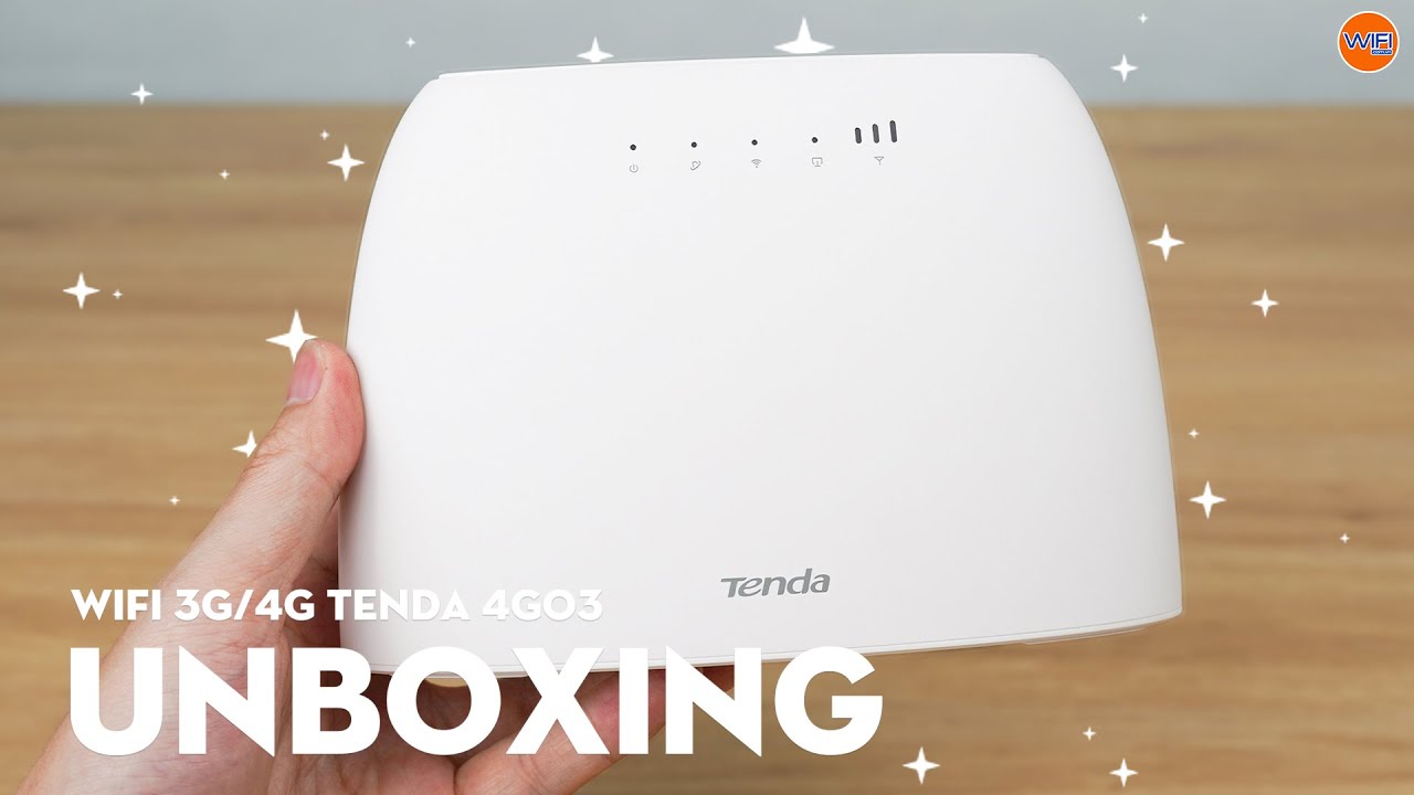 Bộ Phát WiFi 3G/4G Tenda 4G03 - ASMR Unboxing | WIFI.COM.VN - YouTube