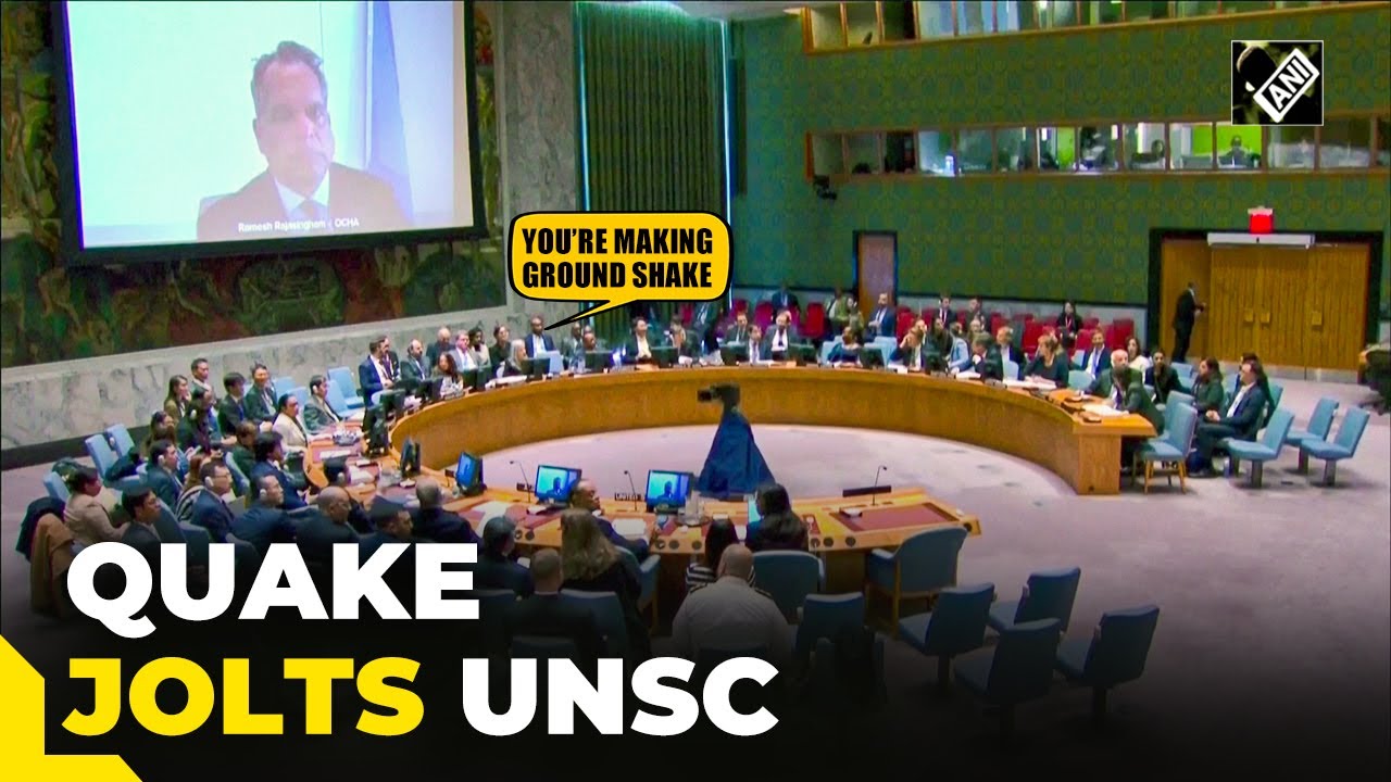 You’re making ground shake: Dignitary quips as 4.8 magnitude earthquake ...