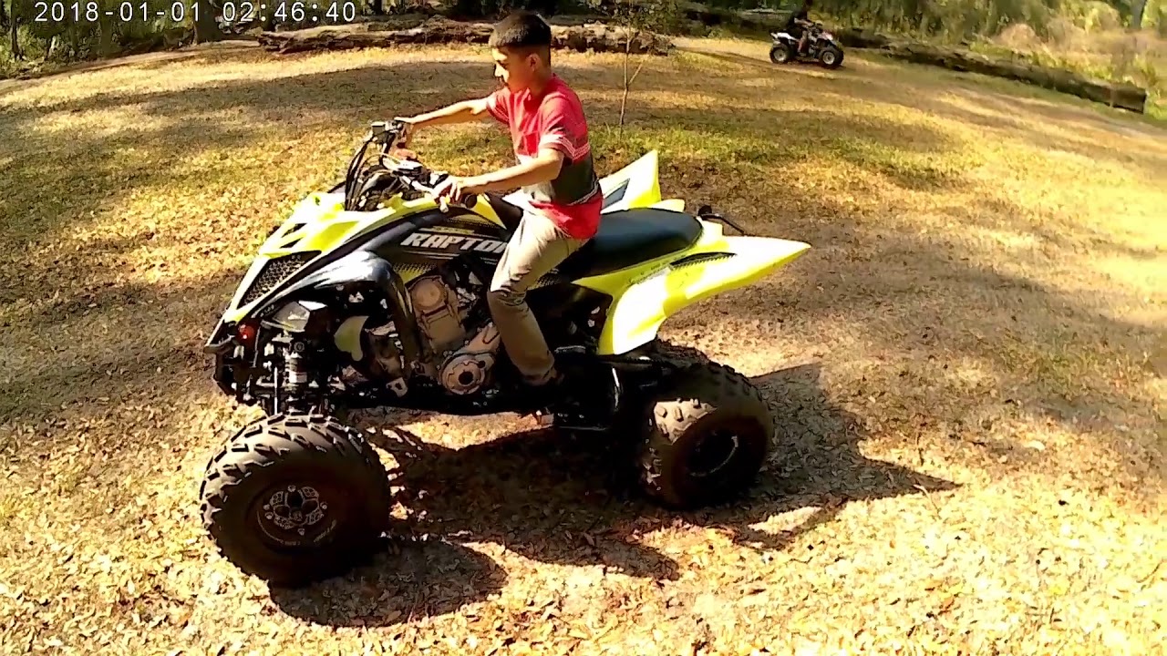Me and my brother having fun/on four wheelers - YouTube