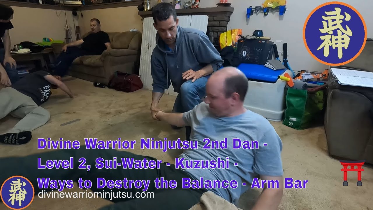 Ninjutsu, 2nd Dan - 30 - 3rd Testing - Kuzushi - Ways to Destroy the ...