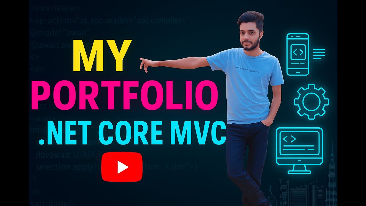 Full Stack .NET Core MVC Portfolio 🔥 | Frontend + Backend Complete ...