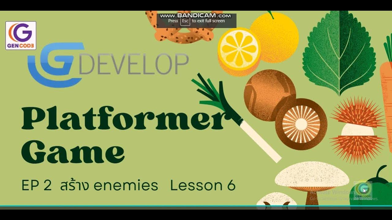 GDevelop Platformer New EP2 enemies L 6 start timer - YouTube