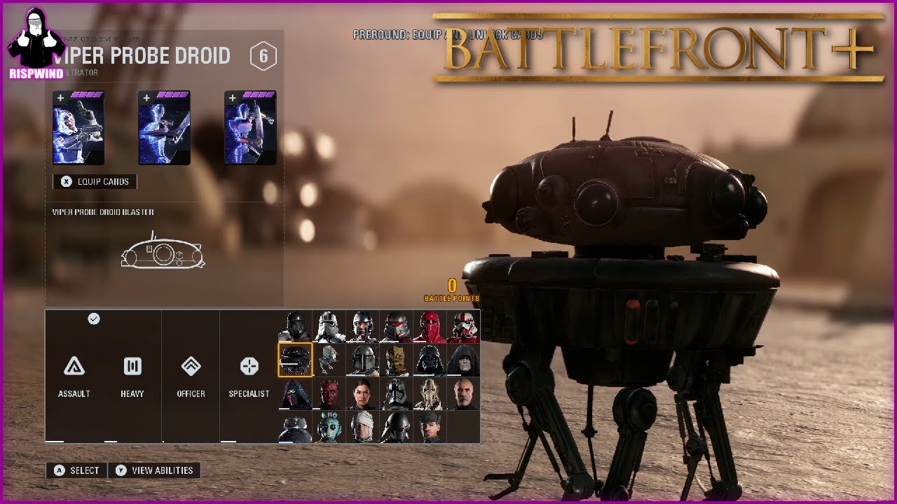 PM/IA Viper Probe Droid | Battlefront Plus Gameplay - YouTube