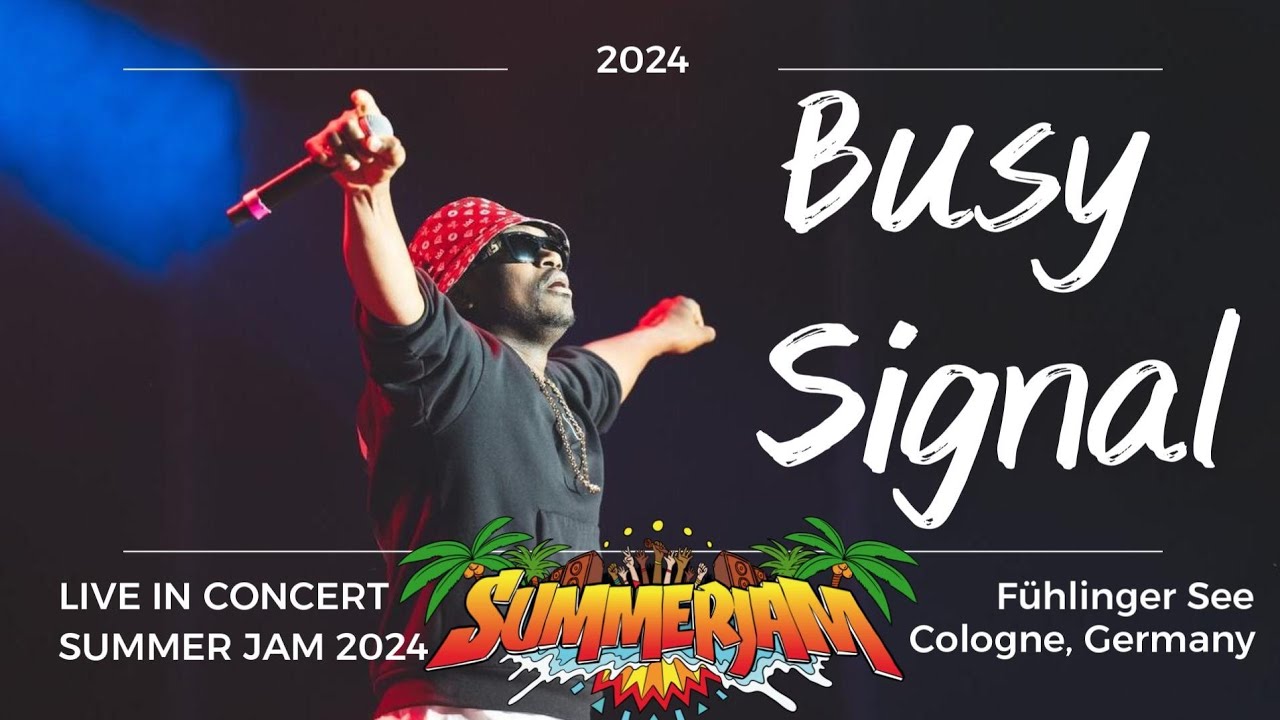 Busy Signal - Live In Concert - Summer Jam Festival 2024 - YouTube