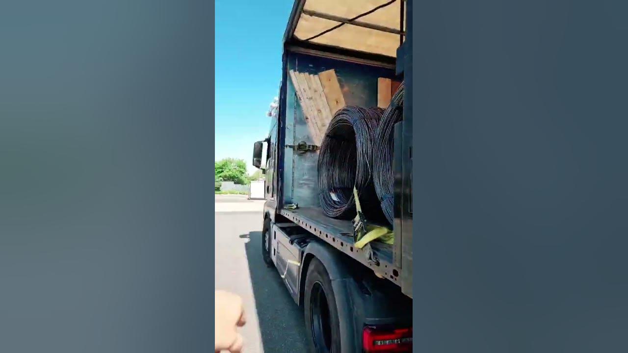 Как правильно крепить груз Проволку в полуприцепе Фура Дальнобой