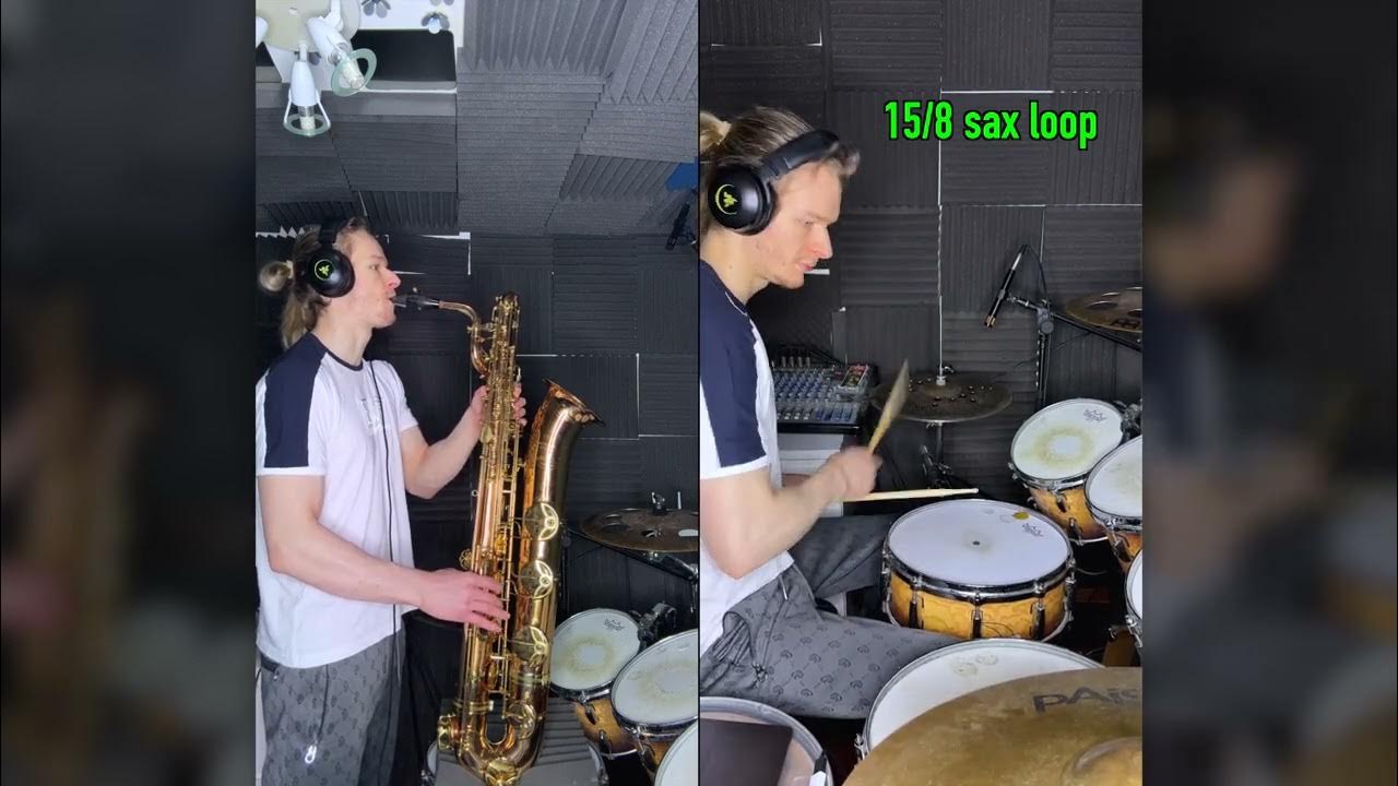 15/8 Saxophone loop - YouTube