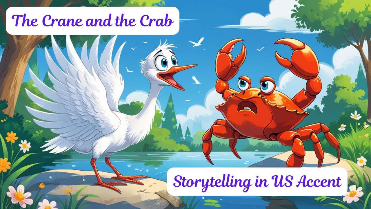 The Crane and the Crab | Panchatantra Moral Story for Kids | Bedtime ...