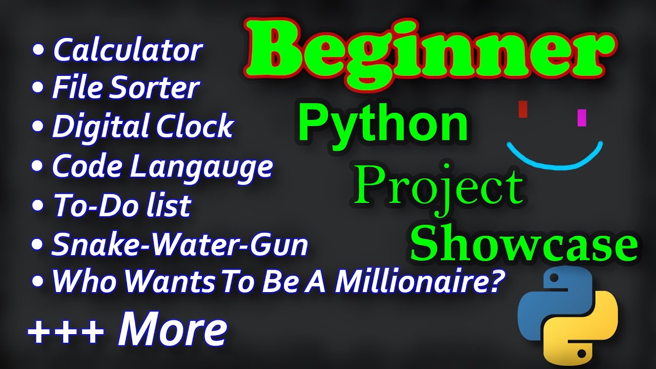 What a Beginner Python Developer's Projects Look Like - YouTube