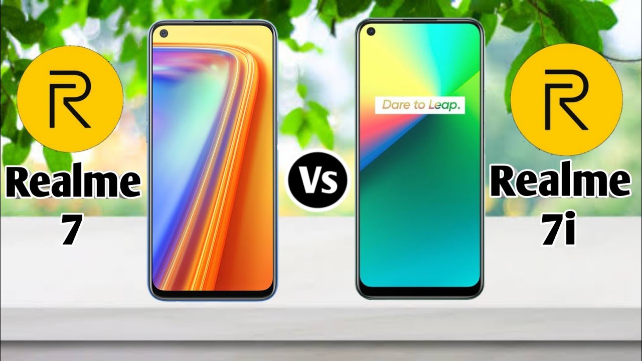 Realme 7 Vs Realme 7i - YouTube