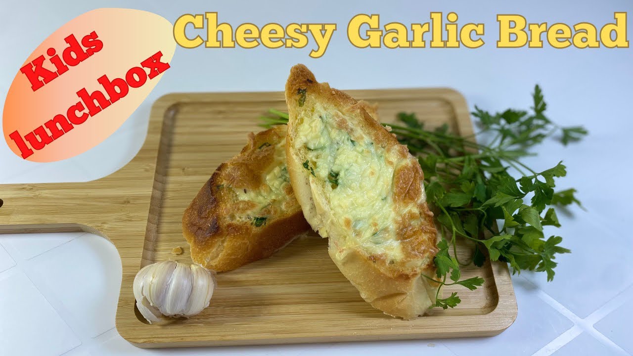 Cheesy Garlic Bread | Kids Lunchbox Recipes | Kids Tiffin - YouTube