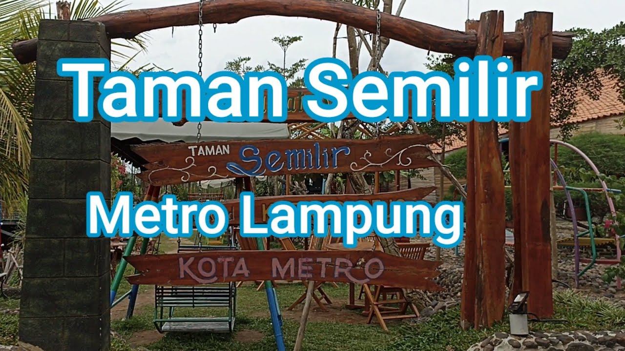 Taman Semilir Metro Lampung - YouTube