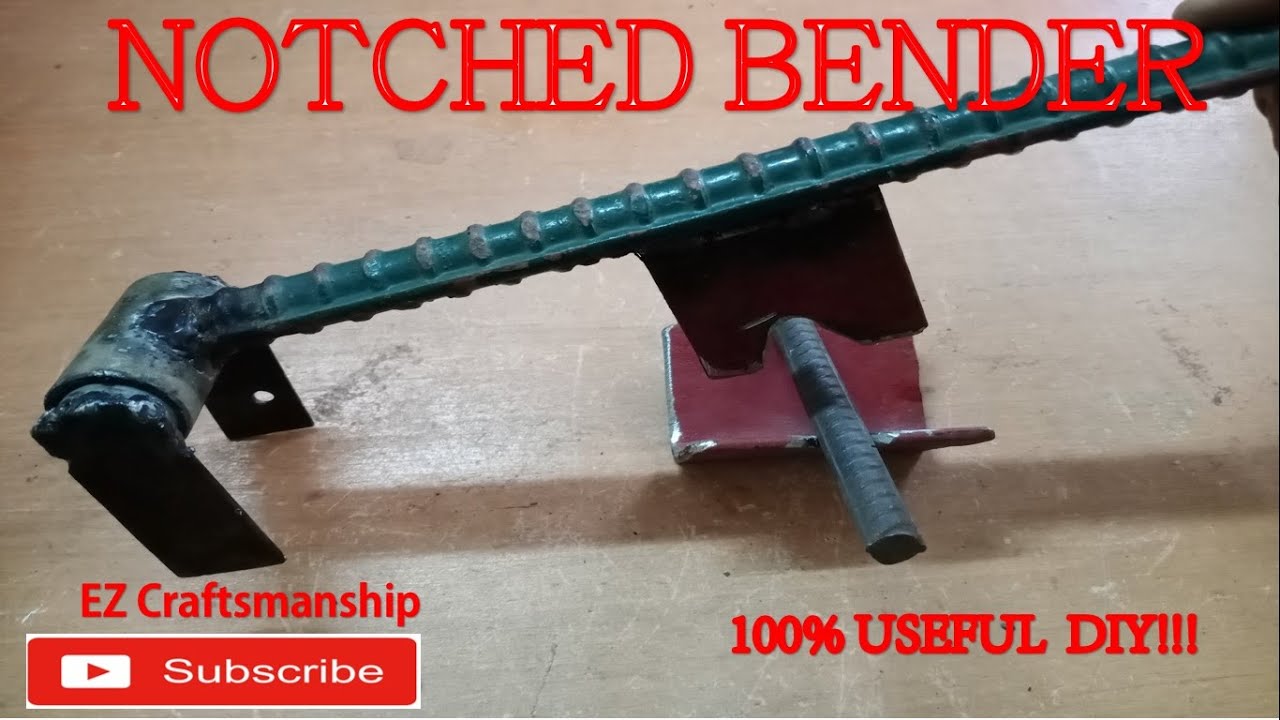 BEST DIY NOTCHED BENDER - YouTube