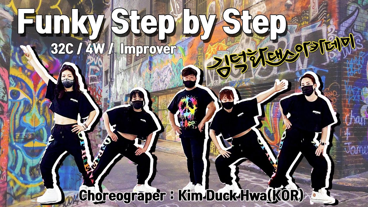 Funky Step by Step Line Dance(다이어트 GoGo) - YouTube