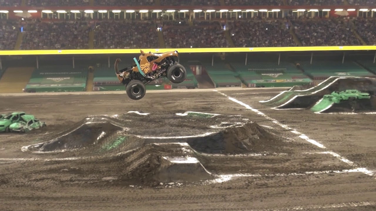 Monster Jam Cardiff 2018 Highlights - YouTube