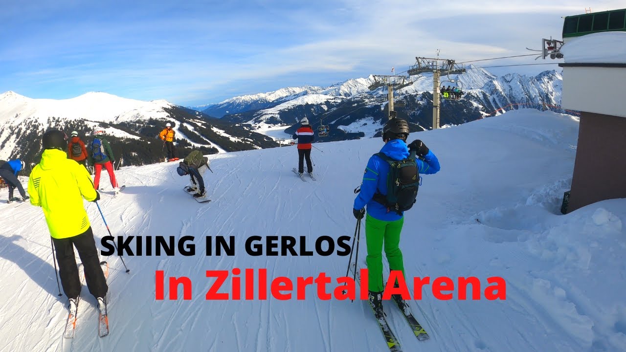 Skiing in Gerlos In The Zillertal Arena - YouTube