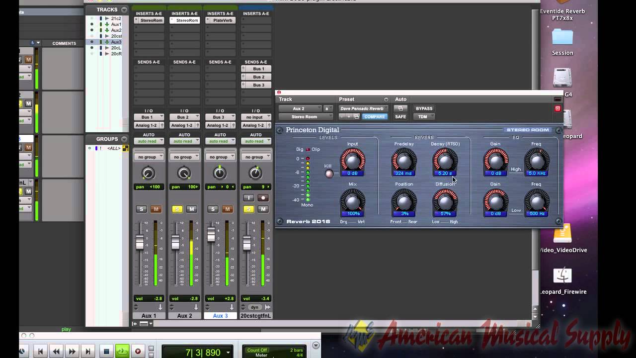 Eventide 2016 Reverb Plugin for Pro Tools - Eventide 2016 - YouTube