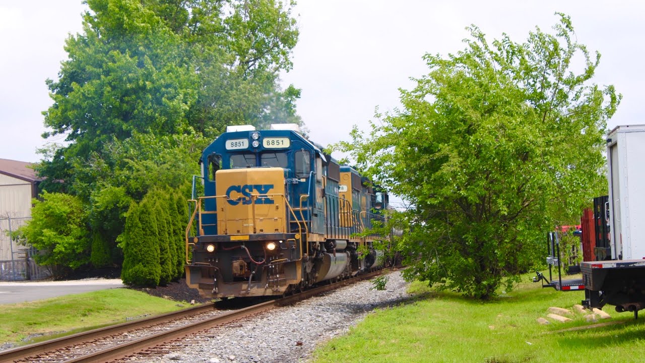 CSAO CA-81 with CSX 8851 and CSX 8828 on 6/30/24 - YouTube