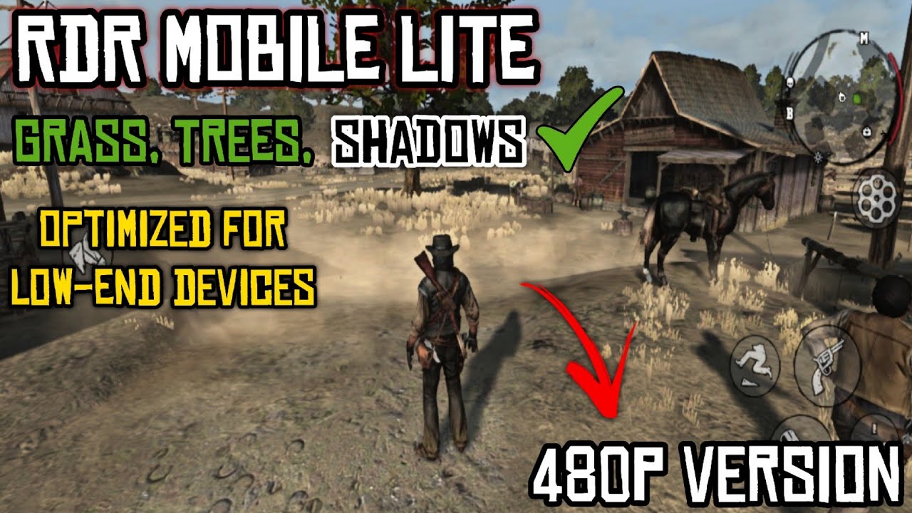 RDR Mobile Lite | 480p Version Smooth Gameplay - Low End Device Test 🔥 ...