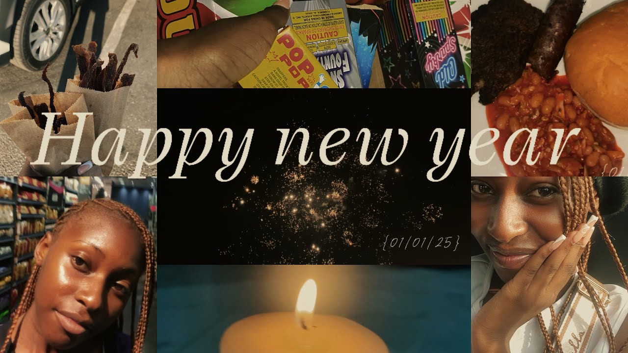 HAPPY NEW YEAR ||first video of 2025|church service|fireworks…|🤍🕯️ 🏾 ...