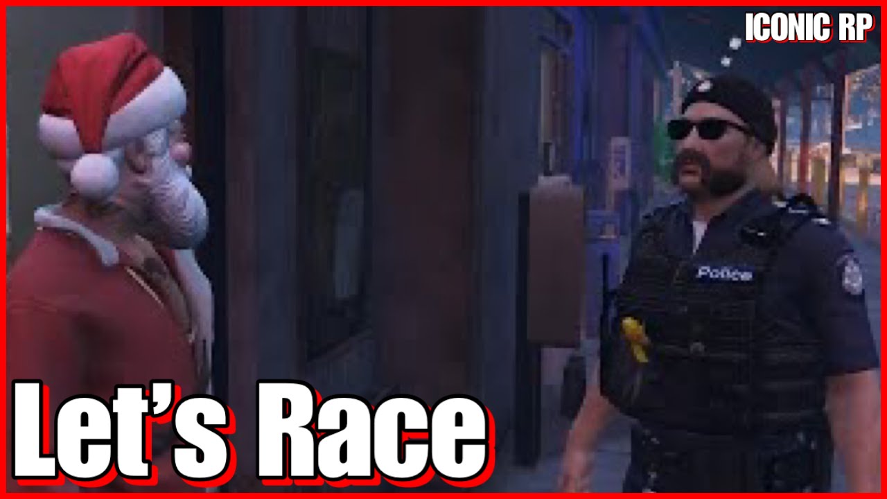 SANTA AND TONY RUN FROM THE LAW (best cop ever!) #fivem #gta5 #content ...