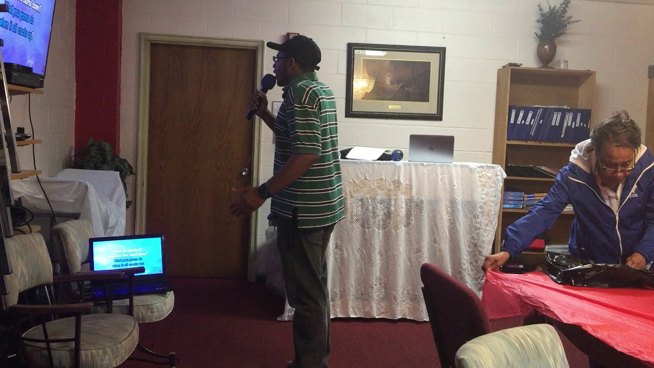 Eric Shirley Singing What You Gonna Do When: (TUMC Singles Ministry ...