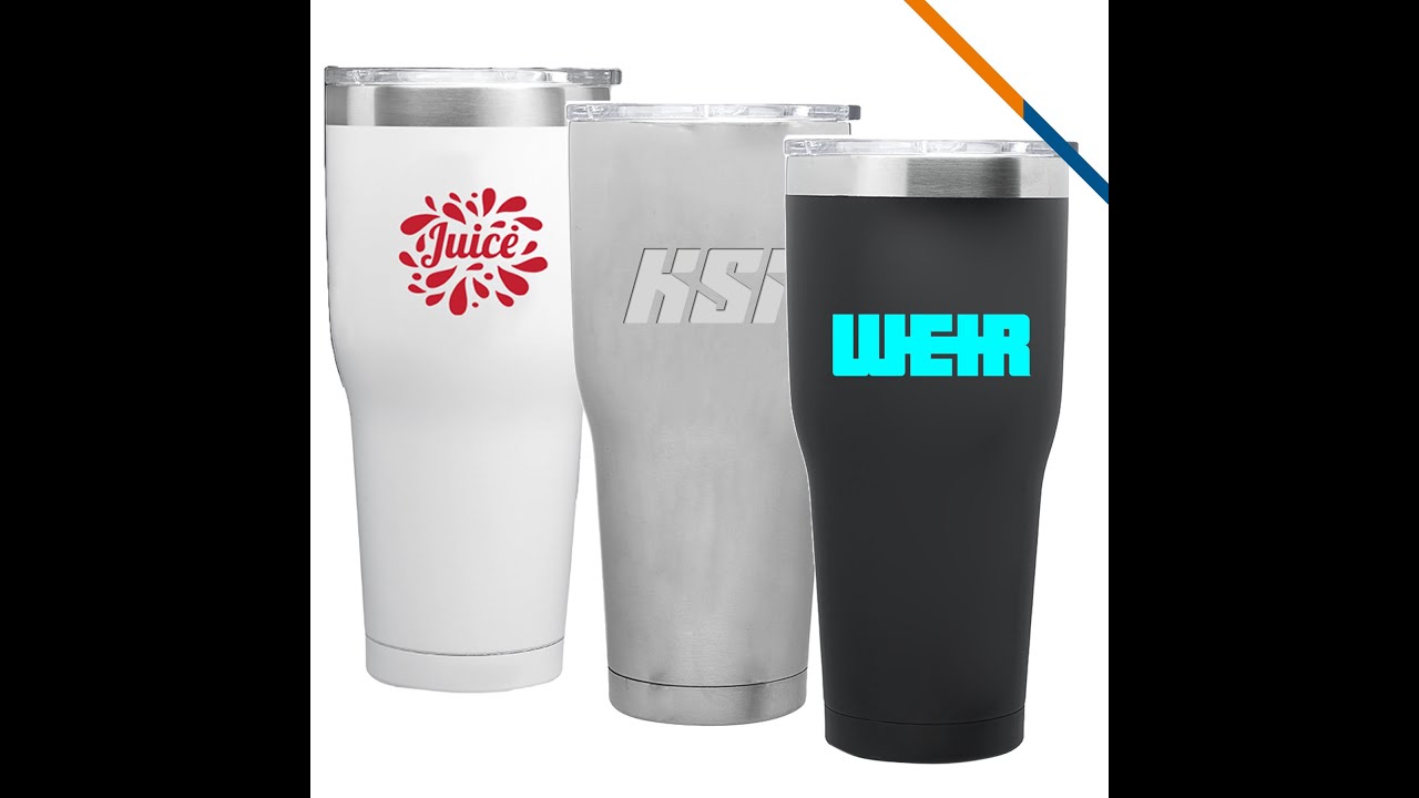 AU TM2W Cutpa Stainless Steel Travel Mug - 30 OZ. - YouTube