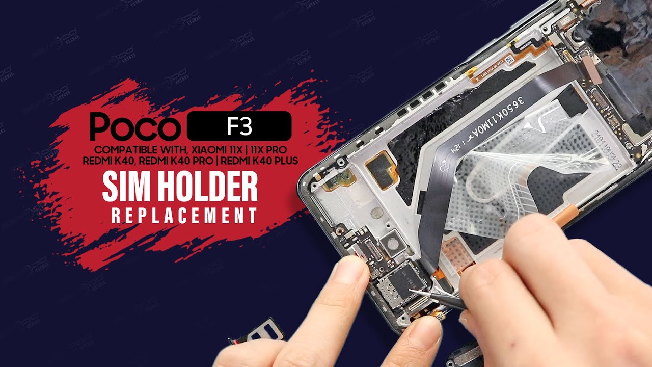 Xiaomi Mi 11X | Poco F3 SIM Reader Holder Replacement | Redmi K40 Pro ...