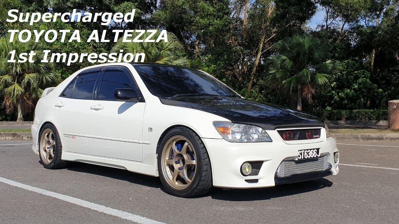 Toyota Altezza w/ Blitz Supercharger POV Driving Experience Feat. Afiq ...