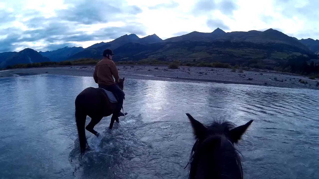 Horse riding in Queenstown, New Zealand - YouTube