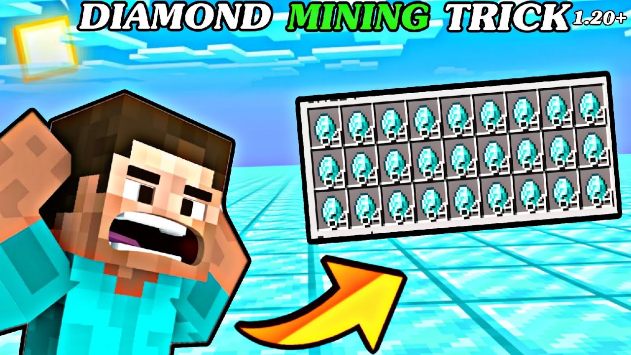 Best trick to find unlimited diamond in Minecraft pe 1.20+ - YouTube