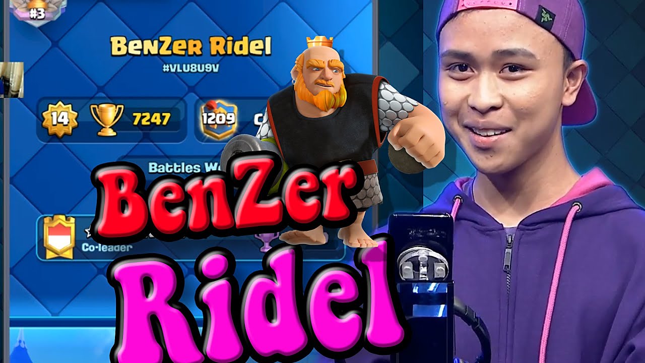 BenZer Ridel Clash Royale Royal giant fisher man deck - YouTube