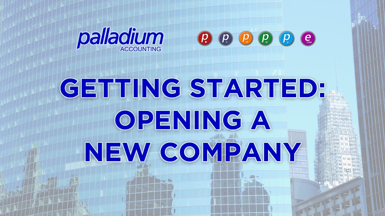 How To Get Started: Creating a New Company. - YouTube