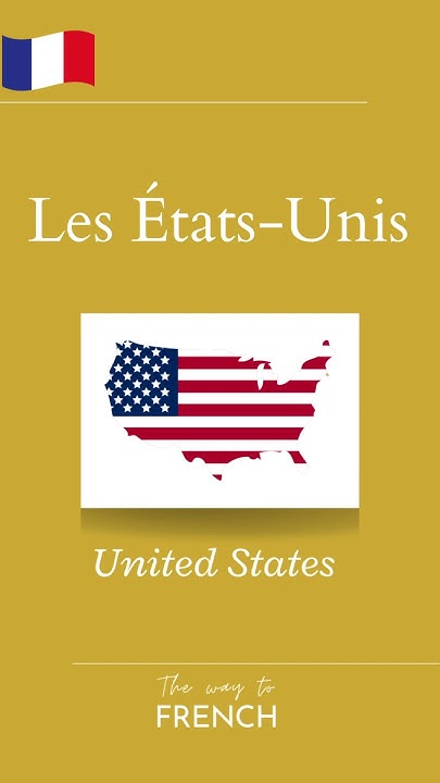 How to pronounce Les États-Unis (the US) in French! Master its ...