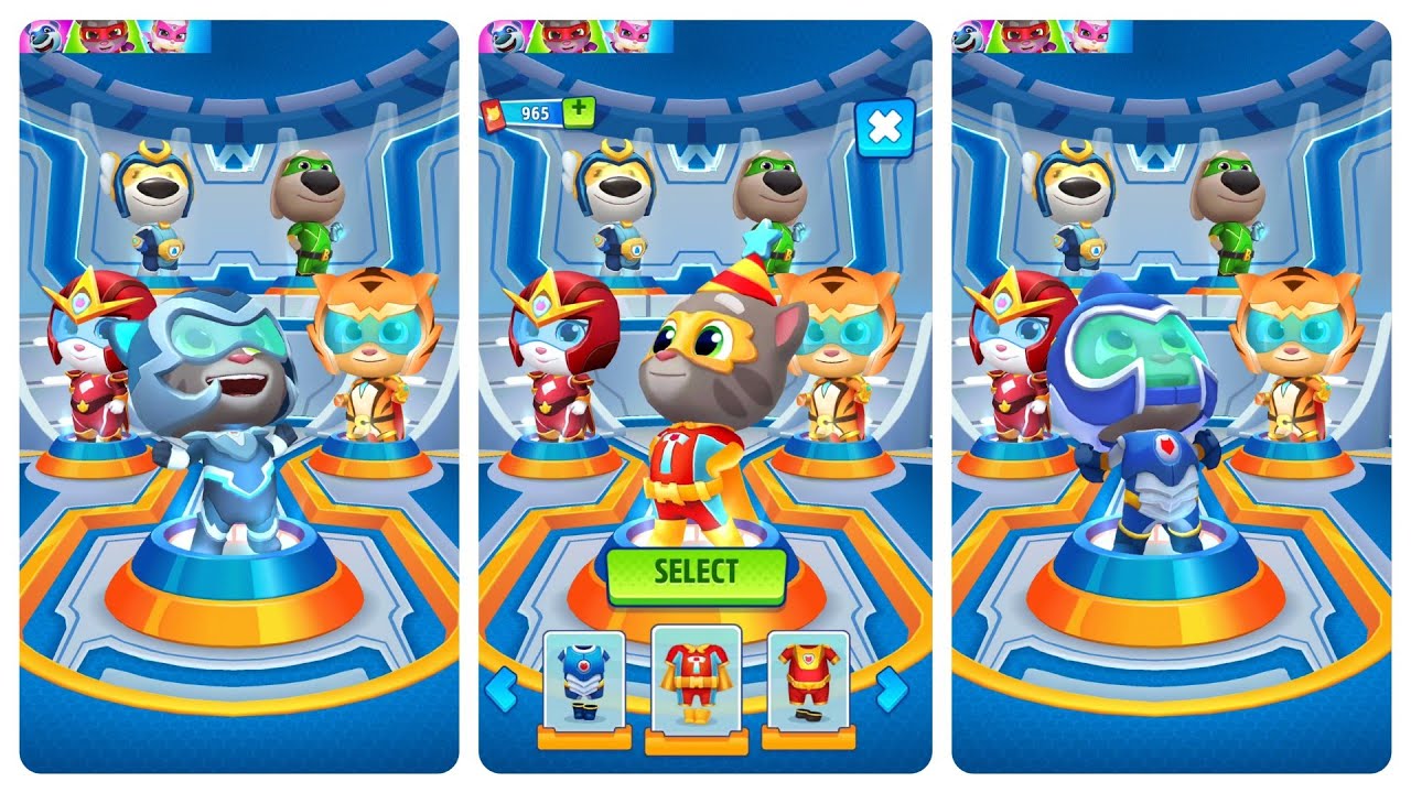Talking Tom Hero Dash 5TH ANNIVERSARY UPDATE Birthday Tom vs Ice Bolt ...