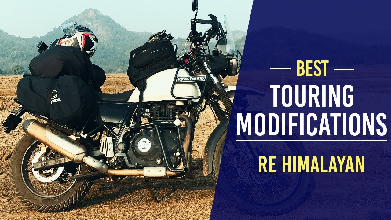 Best modifications on my RE Himalayan | Top touring Accessories for ...