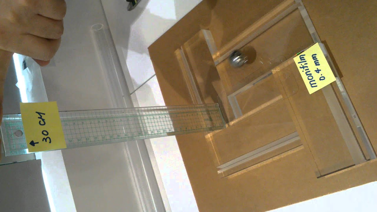monifilm Corning 0 4mm 30cm Drop Test - YouTube