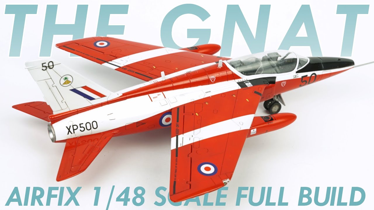 You MUST Try This Kit!! Airfix's 1/48 Folland Gnat T.1 | Full Build in ...
